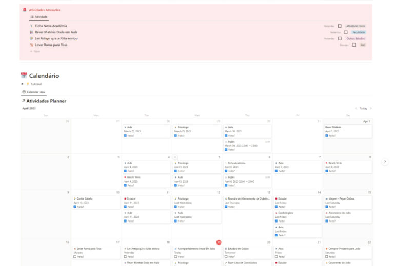 Rotina Otimizada - Notioncel