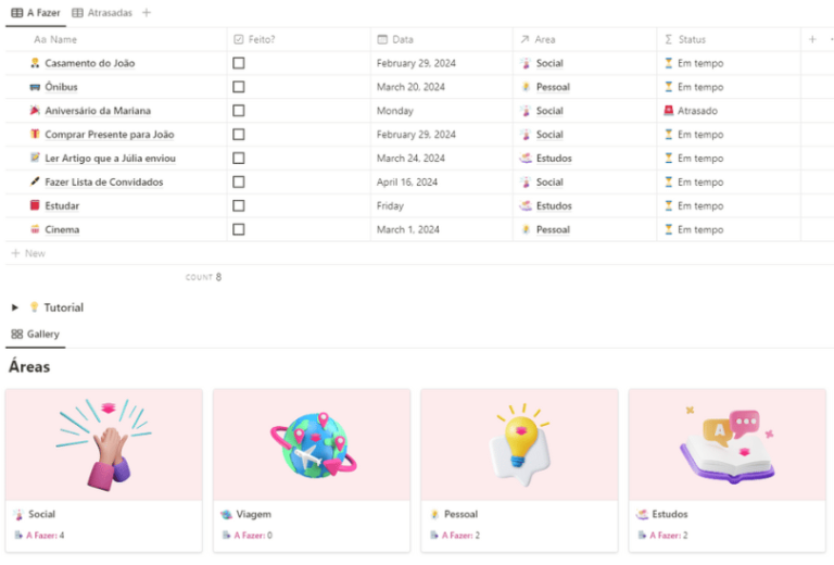 Rotina Otimizada - Notioncel